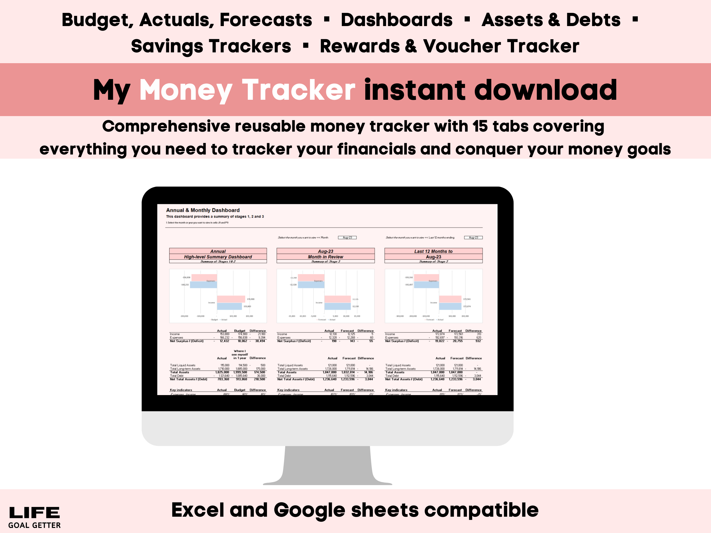 Ultimate Money Tracker - Life Goal Getter